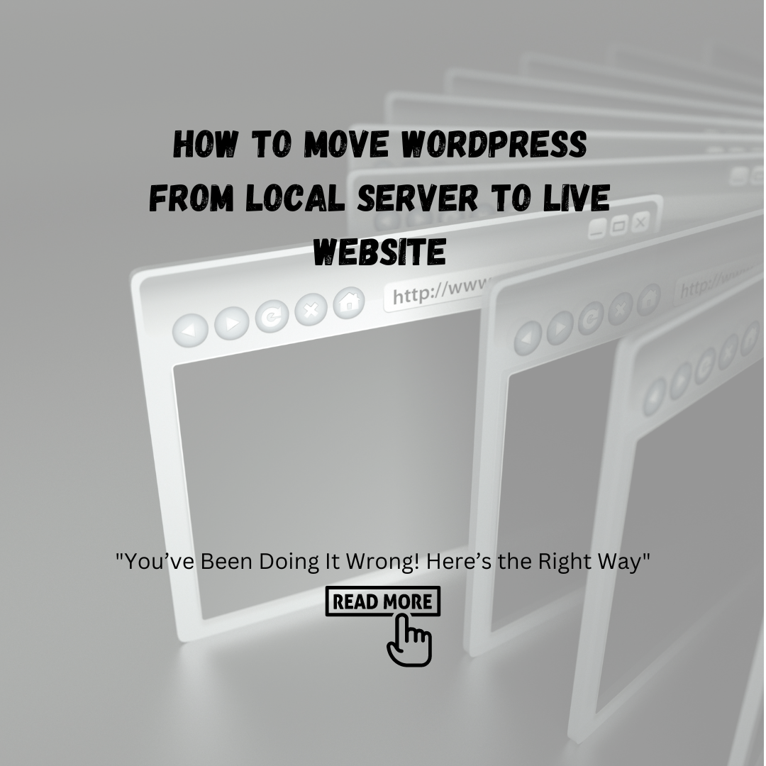 How to Move WordPress from Local Server to Live Website – Tizoree