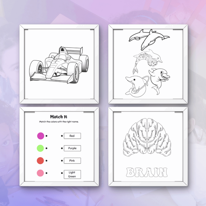 Advance Kids Colouring Bundle (Over 1500+ Pages) – Tizoree