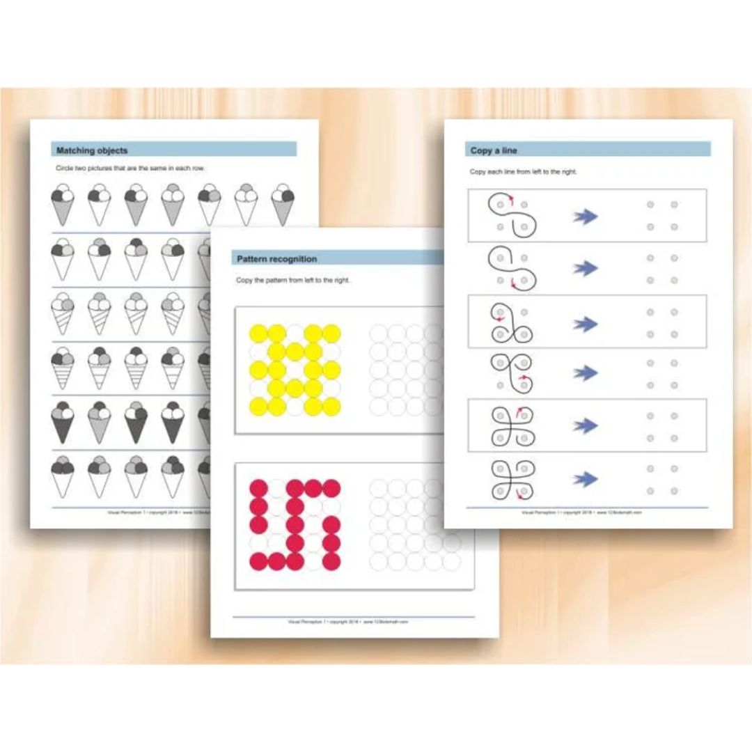 Visual Perception (Perceptual) Worksheets – Tizoree